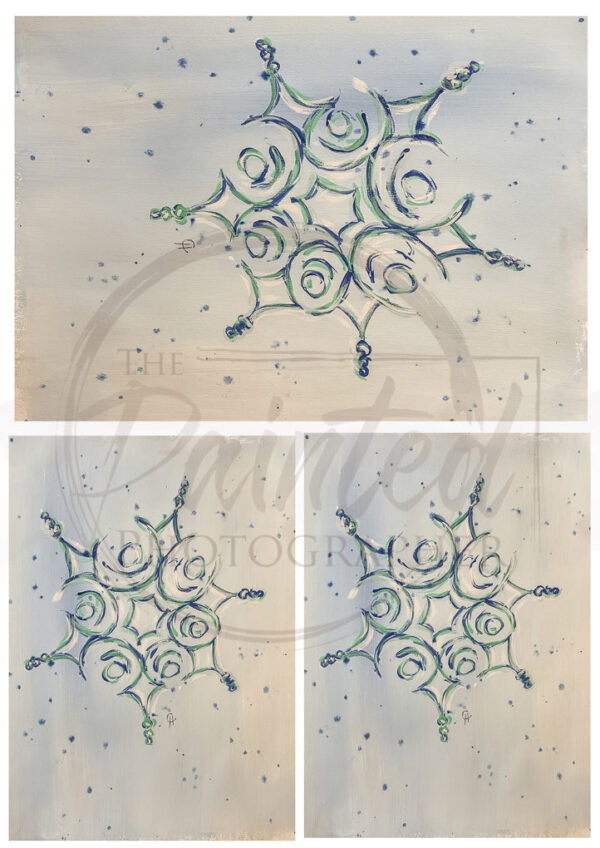 Snowflake Rice (Decoupage) Paper - DaisyHillDesigns.com